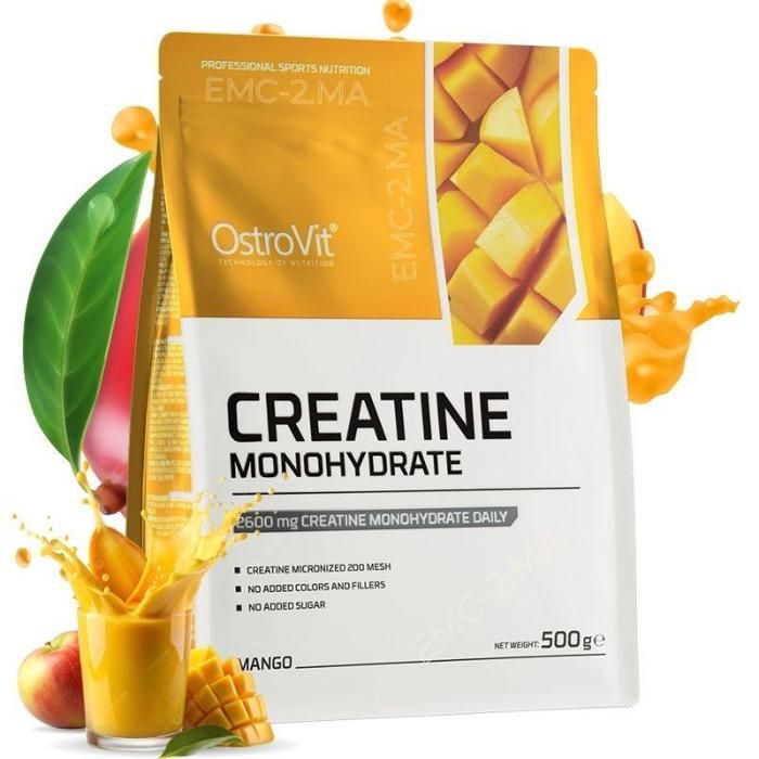 Creatine Monohydrate Micronized 500 g Mango - Force & Masse Musculaire ...