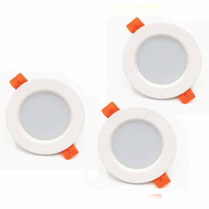 Foco LED Empotrable 5W 450lumen 220V IP44 Regulable Blanco Cálido para ...