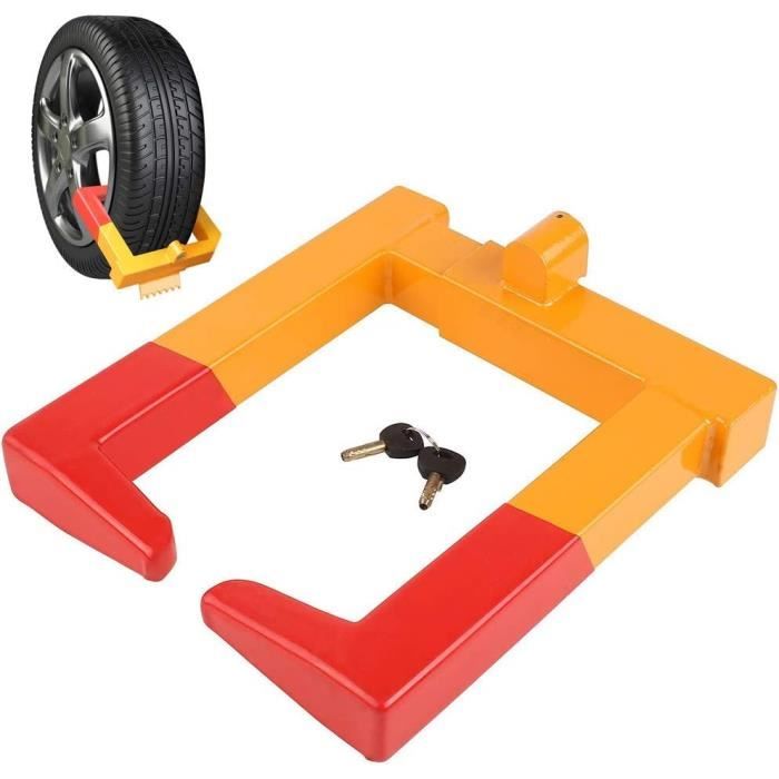 Sabot De Roue Antivol Voiture Camion Pneu Anti-vol Serrure Portable ...