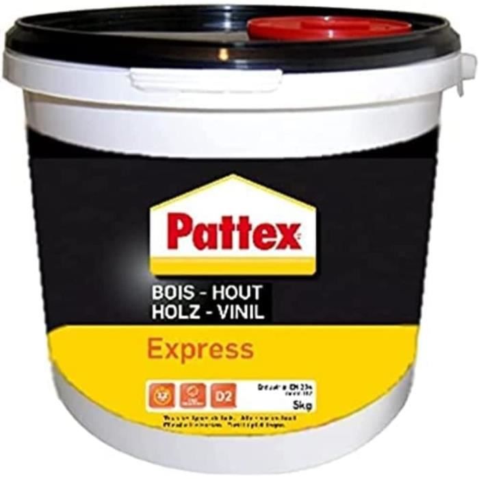 Pattex Bois Express, colle à bois à séchage rapide, colle vinylique ...