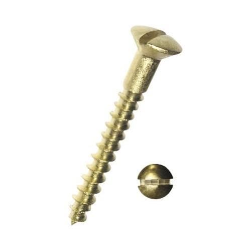 Lot De 10 À 200 Vis En Laiton Din 95, À Tête Fraisée À Tête Bombée, Vis À Bois (3,5 X 16, 50 ...