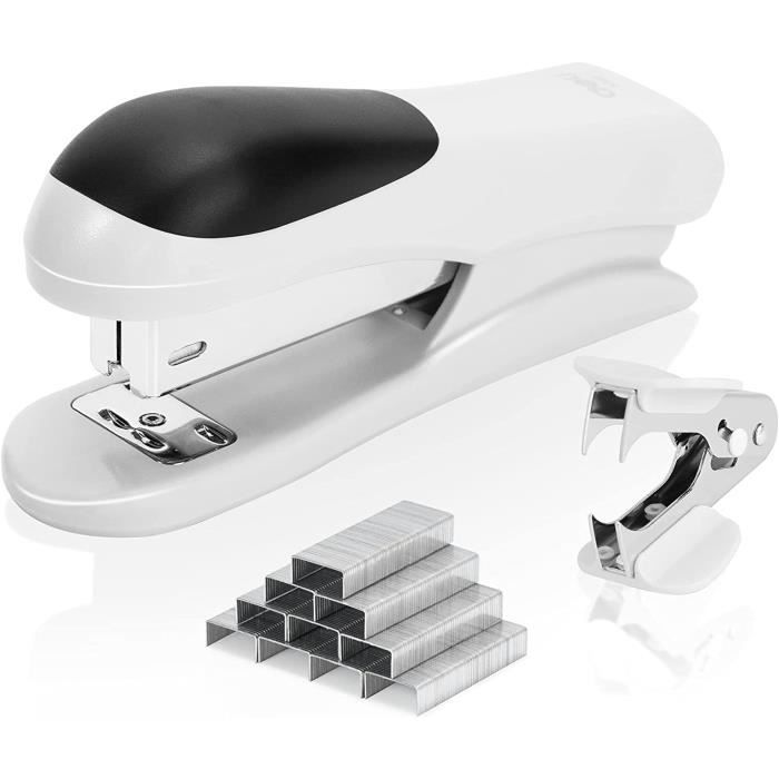 LIWI-Deli Agrafeuse de bureau, agrafeuse de bureau, capacité de 20 ...