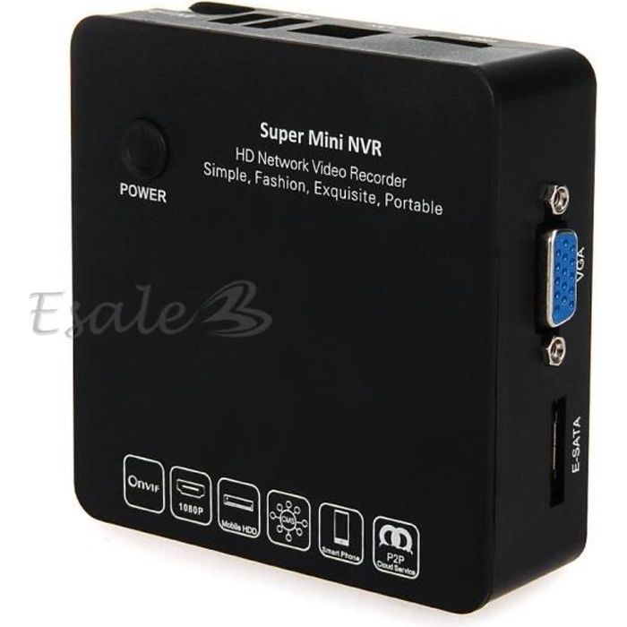 Mini NVR Enregistreur 4CH Vidéo Réseau ONVIF P2P 1080P/960P/720P pour ...