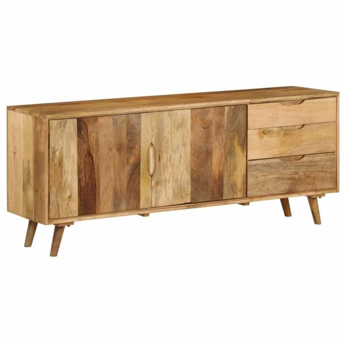 Buffet Bois de manguier massif 170 x 40 x 70 cm - Cdiscount Maison
