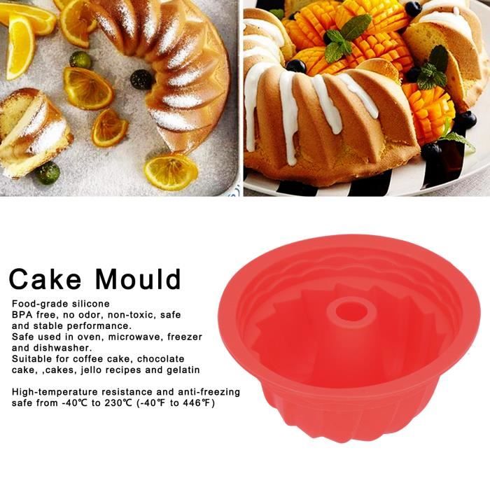 3pcs Moules de Cuisson Moule à Gâteau Rond Cannelé Antiadhésif ...