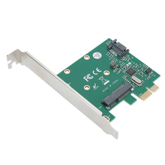 Carte adaptateur ASMedia / ASM1061 PCI-E, HDD SSDs Rev.2.0 ATA3.0 PCI ...