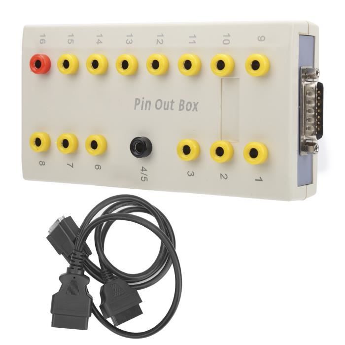 OBD2 Pin Out Box Avec Kit Câble De Diagnostic Covere All Test Points ...