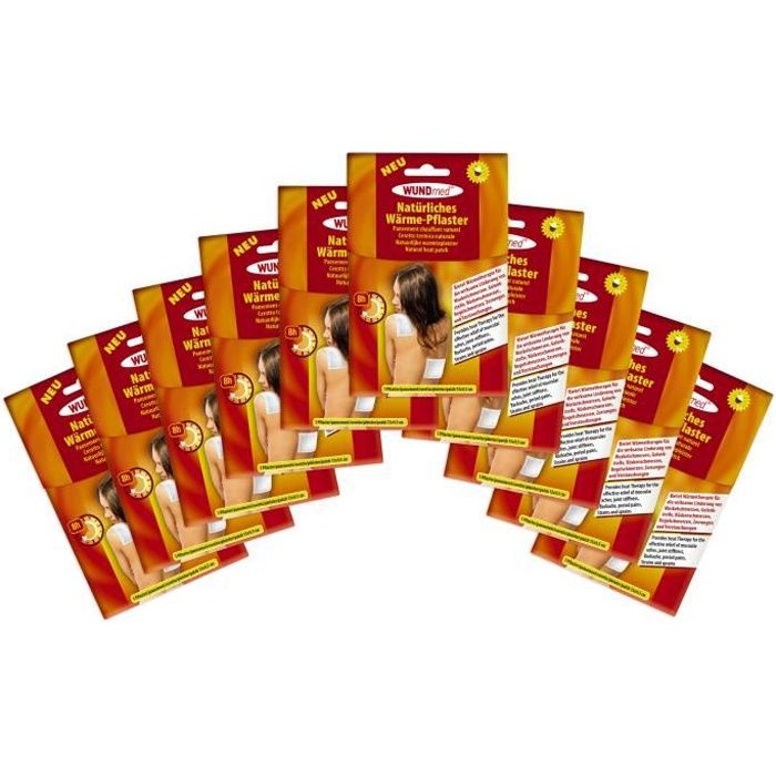 Patch chauffant 13 x 9,5 cm, 10 pièces - Cdiscount Santé - Mieux vivre