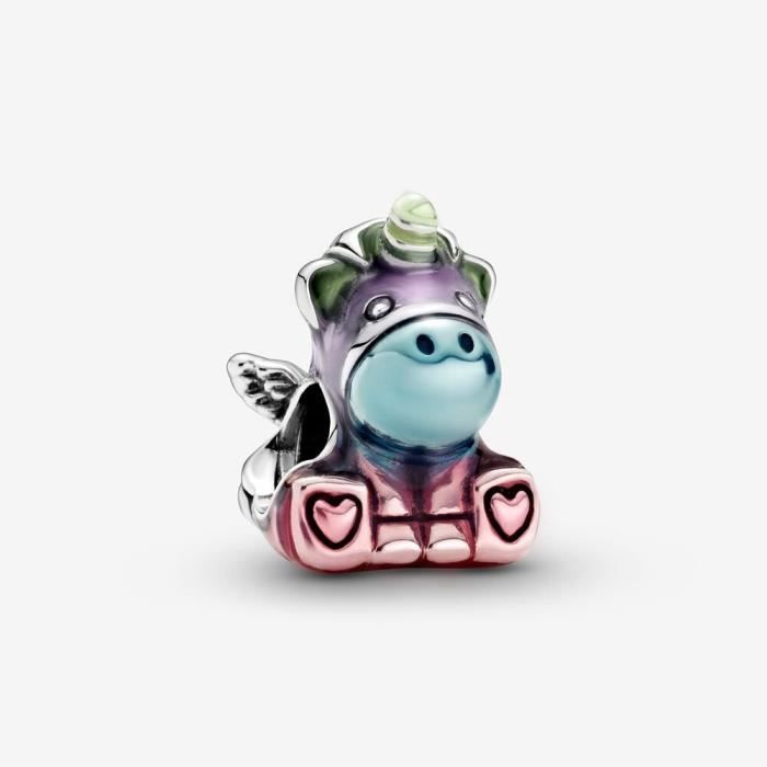 Charm - PANDORA - Bruno La Licorne - Multicolore - Argent - Femme ...