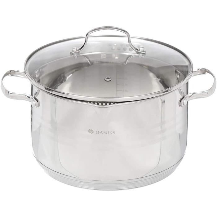 Tokio Marmite Inox | Faitout Avec Couvercle Passoire | Tous Feux Dont ...