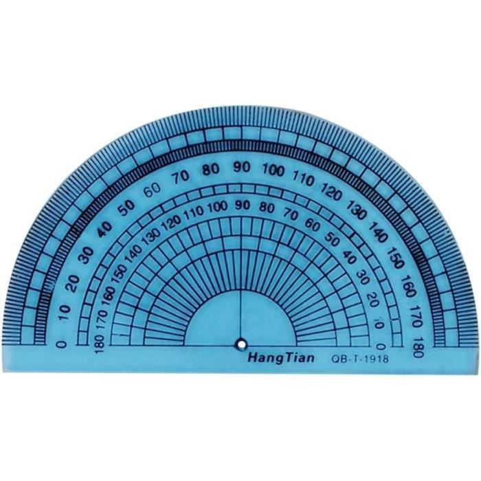 10 cm Règle rapporteur d’angle Trouveur d’angle Bras oscillant École ...