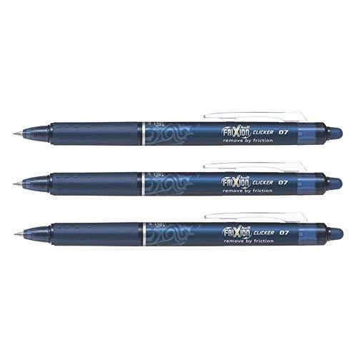 Stylo roller Frixion effaçable par Pilot - Noir, -noir, 3 Stifte64 ...