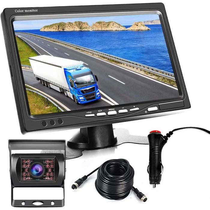 Kit Caméra de recul et Moniteur Filaire, écran LCD TFT de Caméra de ...