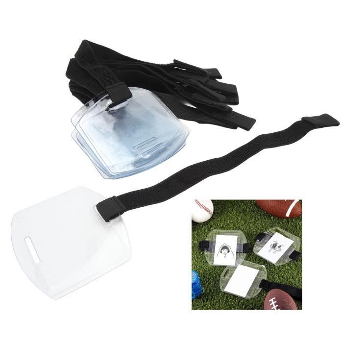 Lot de 10 porte-badge de bras étanche adaptable avec bandeaux ...