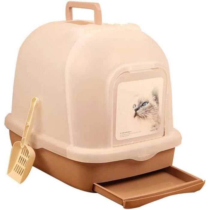 Cat Litter Tray Kitten Toilet Filter Carry Handle Tray Drawer Type ...