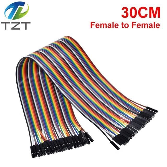 Circuits intégrés,30c Female to female--40 Câbles Dupont Pour Arduino ...
