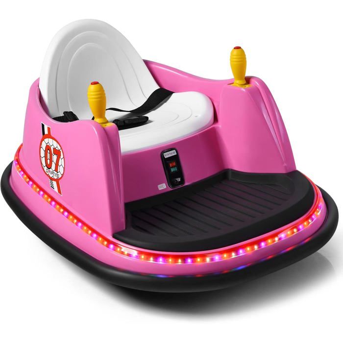 GIANTEX Voiture Auto-Tamponneuse Électrique pour Enfants avec ...