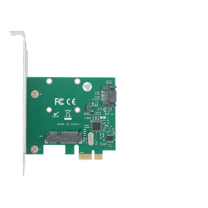 Carte adaptateur ASMedia / ASM1061 PCI-E, HDD SSDs Rev.2.0 ATA3.0 PCI ...