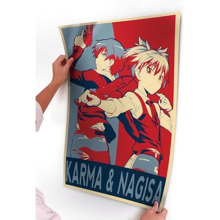 Assassination Classroom Propaganda Karma And Nagisa Poster 15 X 23 ...