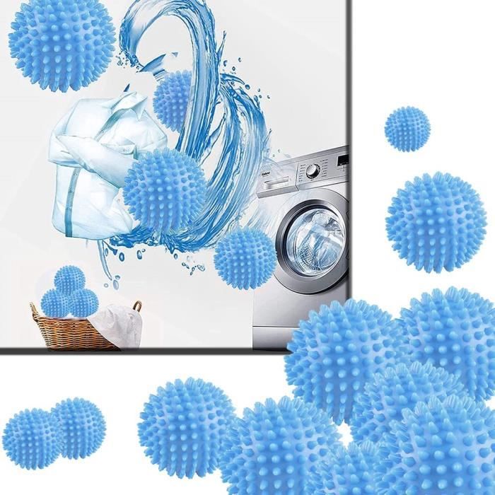 6 Balle de Lavage Balle Lave-Linge Boule Machine à Laver Balles de ...