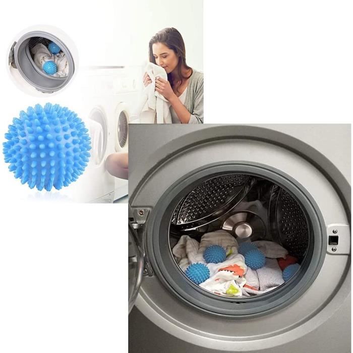 6 Balle de Lavage Balle Lave-Linge Boule Machine à Laver Balles de ...