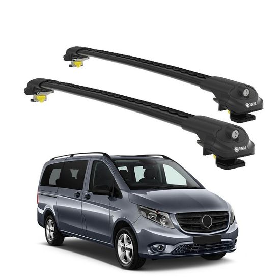 TURTLE BARRES DE TOIT AIR-1 MERCEDES-BENZ VITO W447 2015 2016 2017 2018 ...