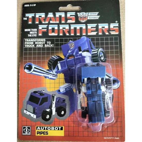 Figurine Miniature - Transformers - G1 Reissue Pipes - Moins de 8cm ...