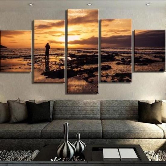 Tableau Multi Panneau 5 Parties Decor Murale Impression sur Toile 5 ...