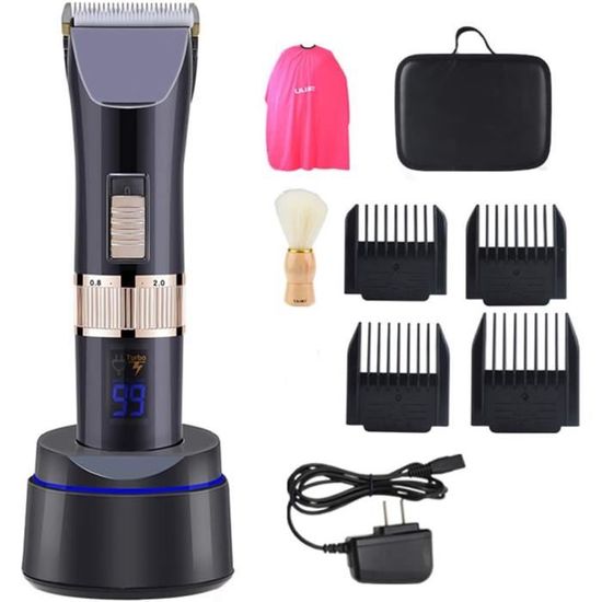 Tondeuse À Cheveux Titane Lame Tondeuse Électrique Rechargeable Pour ...