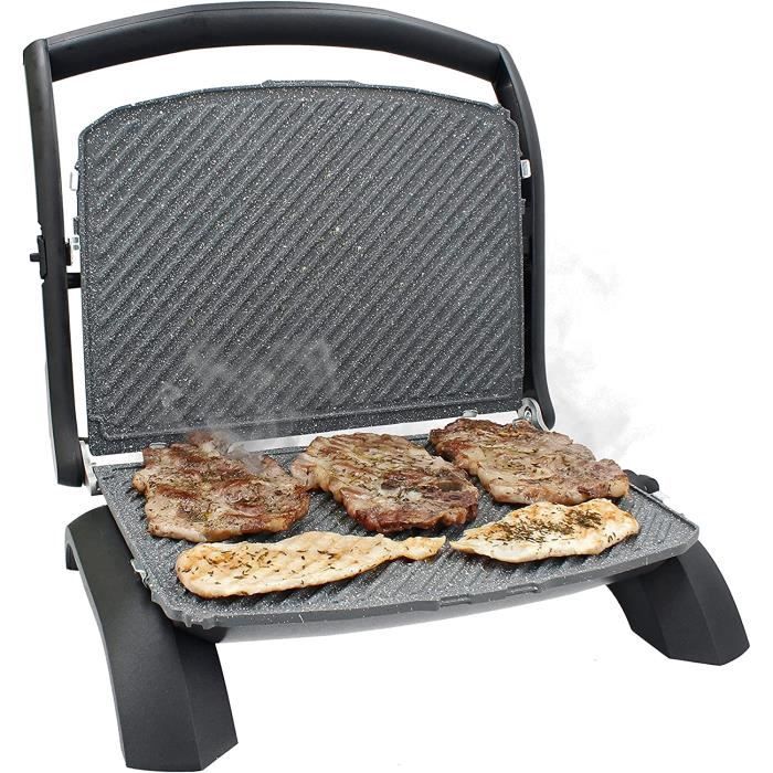 Tmpgr005 Grill Électrique Avec Plaques Amovibles Et Réversibles, 180 ...