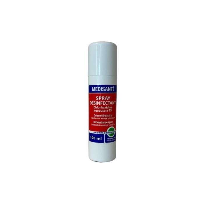 Spray désinfectant antiseptique Medisanté - 100ml - Cdiscount Santé ...