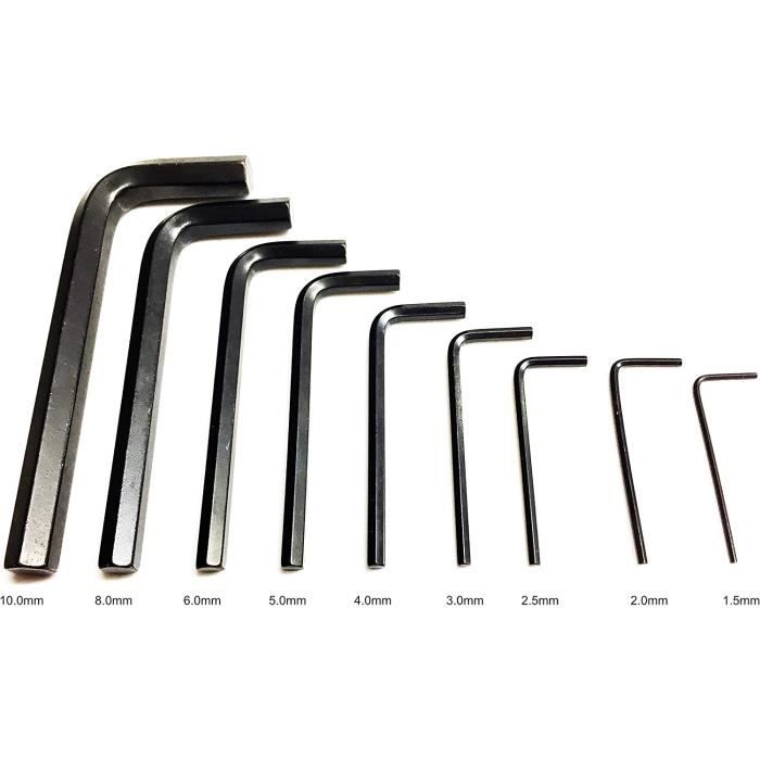 Clé Allen métrique en acier ultra dur 4,0 mm (4,0 mm) (A) - Cdiscount ...