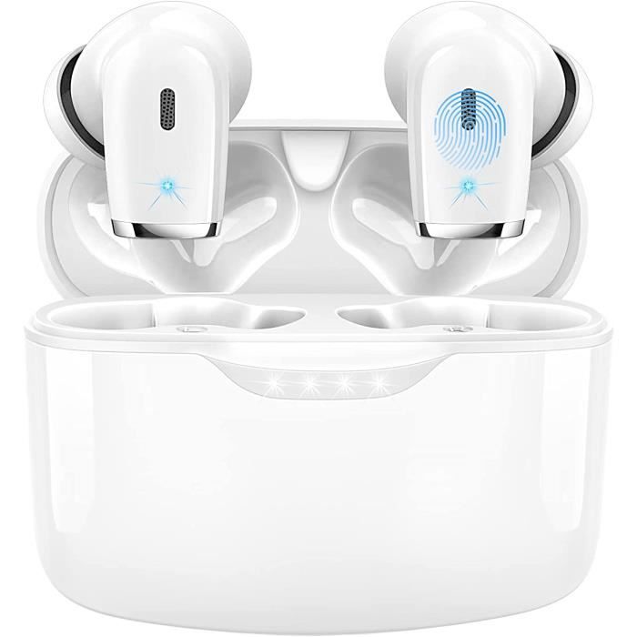 Ecouteurs Bluetooth sans Fil, Écouteur Bluetooth 5.3 avec ENC Mic, IP7 ...