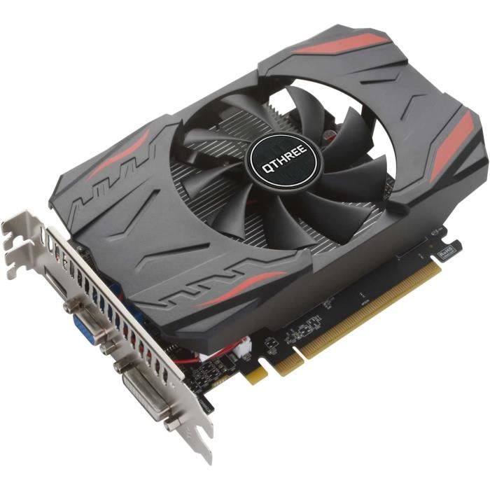 Radeon HD 7670 Grafikkarte, 2 Go, 128-bit, GDDR3, HDMI VGA DVI ...