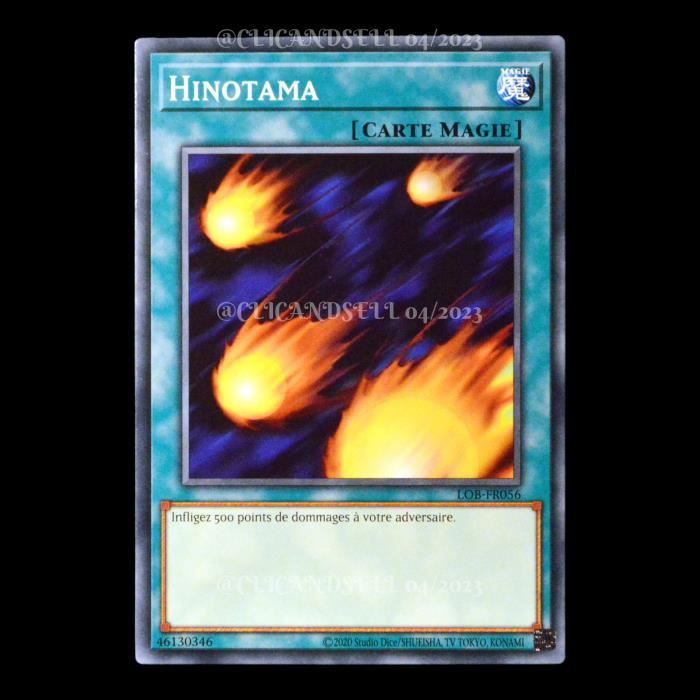 Carte YU-GI-OH LOB-FR056 Hinotama - Cdiscount Jeux - Jouets