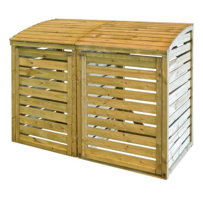 Double Rowlinson en bois Bin magasin - Cdiscount Au quotidien