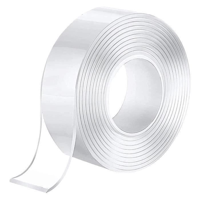 Adhésif Double Face Puissant Transparent, Multifonctionnelle Nano Gel ...