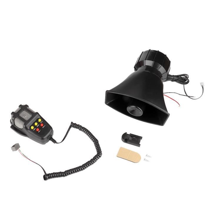 Dilwe klaxon d'alarme 115-130db Super Loud Car 5 Tone Warning Alarm ...