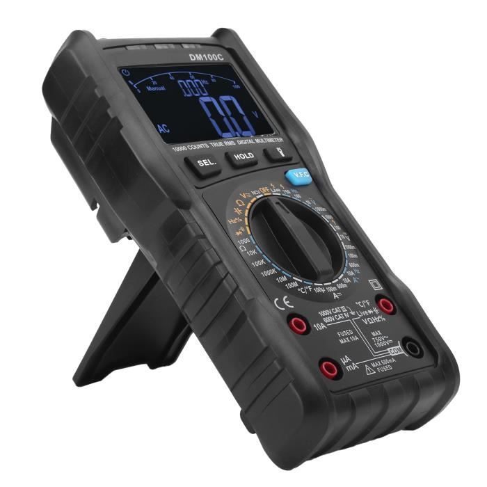 Duokon Multimètre digital Multimètre DM100C multimètre numérique haute ...