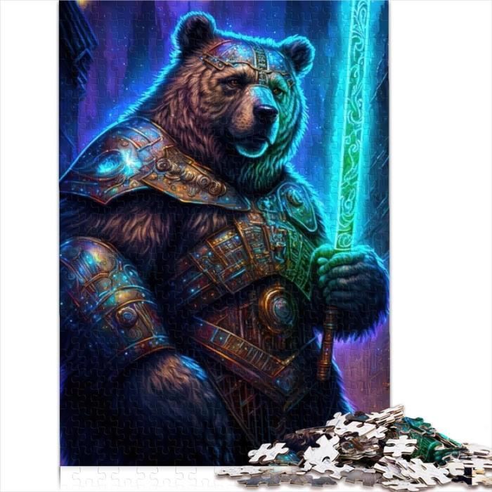 Puzzle Pour Enfants, Astral Bear Warrior, Puzzle Pour Adultes, 1000 ...
