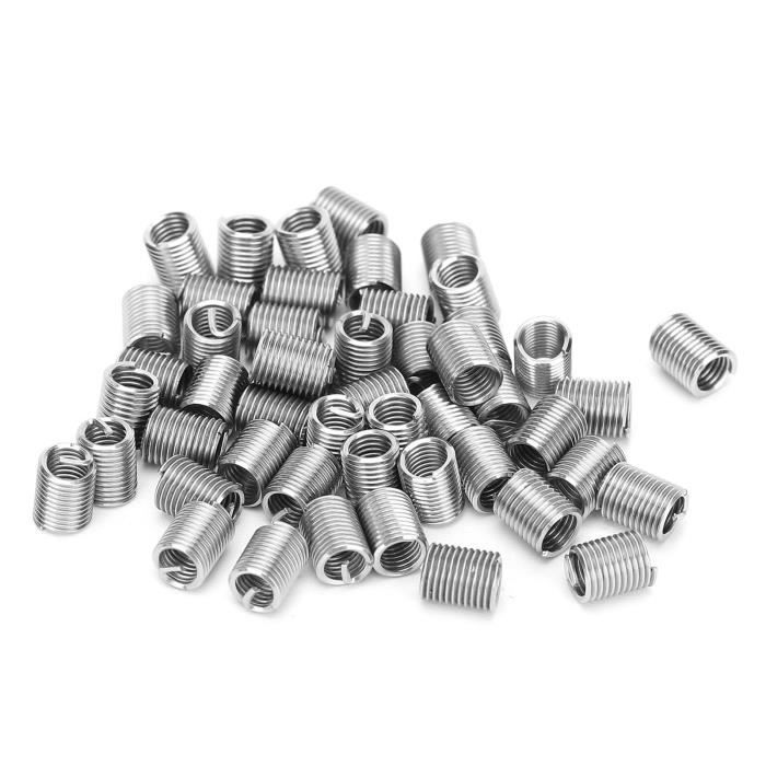 EJ.life Vis à filetage de fil 50pcs Inserts de Filetage de Fil M3.5 x 0 ...