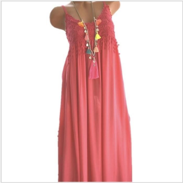 Robe,2020 femmes robe d'été Boho Style imprimé fleuri plage robe ...