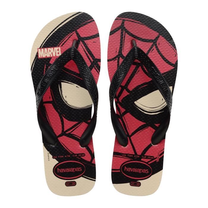 Tong enfant Havaianas - Top Marvel Logomania - Beige - À enfiler ...