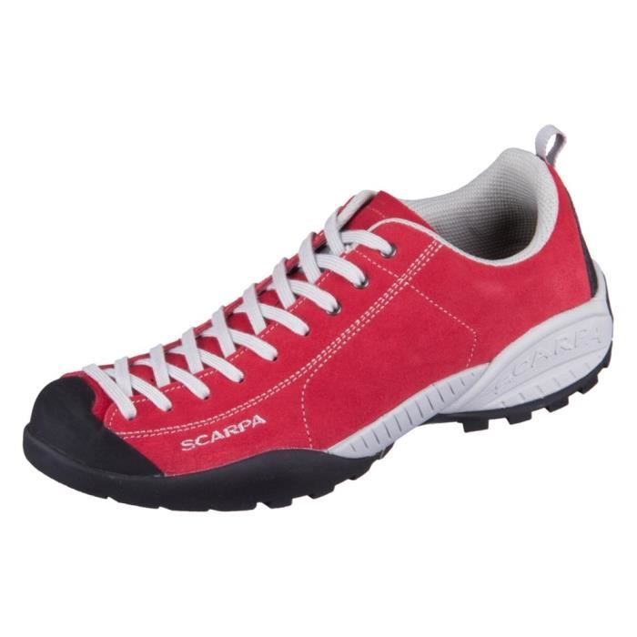 Chaussures SCARPA Mojito Rouge - Femme/Adulte - Randonnée - Sentier ...