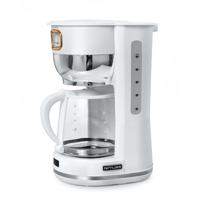 Muse MS-220 W - Cafetière - réservoir 1.4 L (10 tasses) avec Porte-filtre - 1000W - Cdiscount Maison