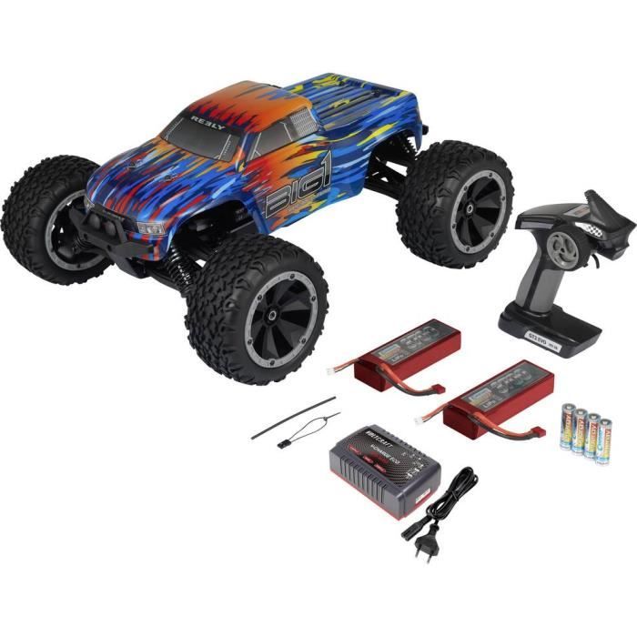 Reely BIG1 brushless 1:8 Auto RC électrique Monstertruck 4 roues ...