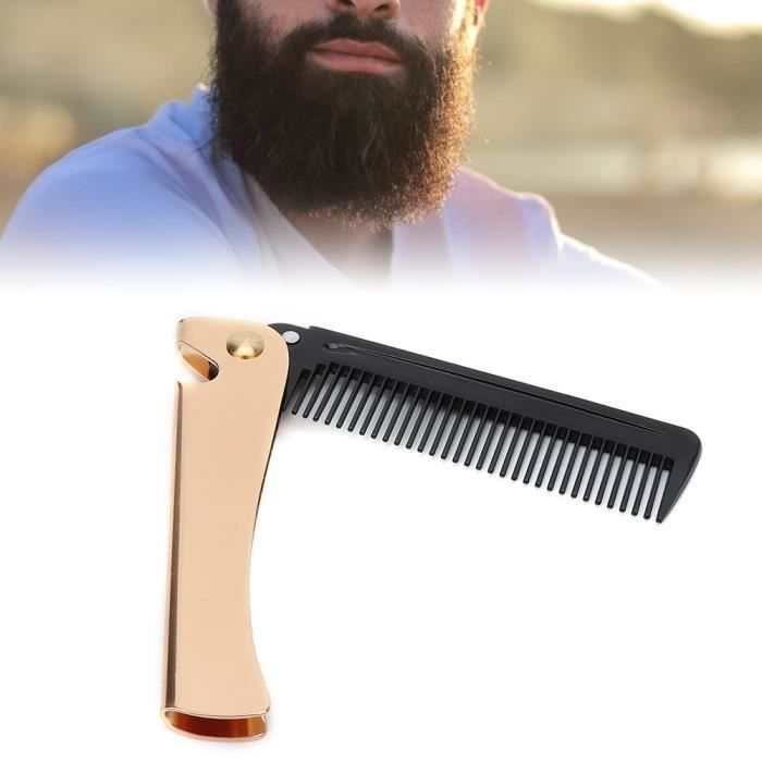 SALALIS peigne à barbe pliant Peigne de style barbe et moustache en ...