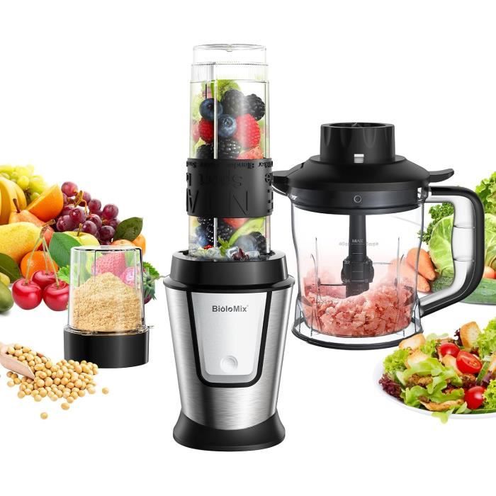 Smoothie Maker, 700 Watt 3-In-1 Vertical Smoothie Blender ...