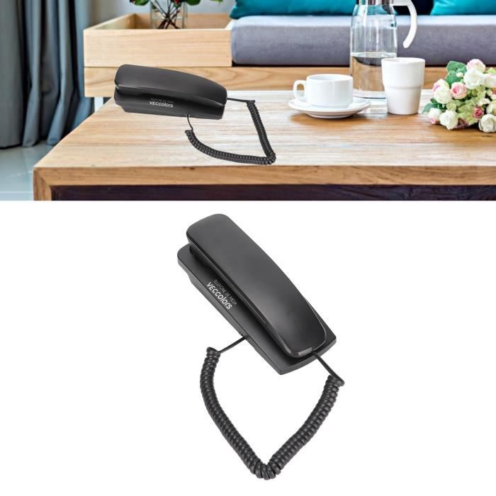 SURENHAP Téléphone de bureau KXT1042 Téléphone Filaire Ligne Fixe ...