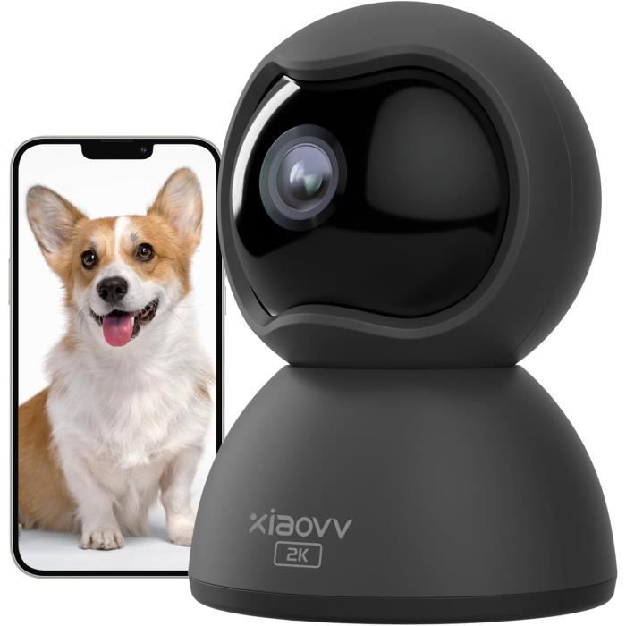 Caméra De Sécurité Sans Fil, Caméra Ip 2K, Caméra D'Intérieur Wifi Pour ...